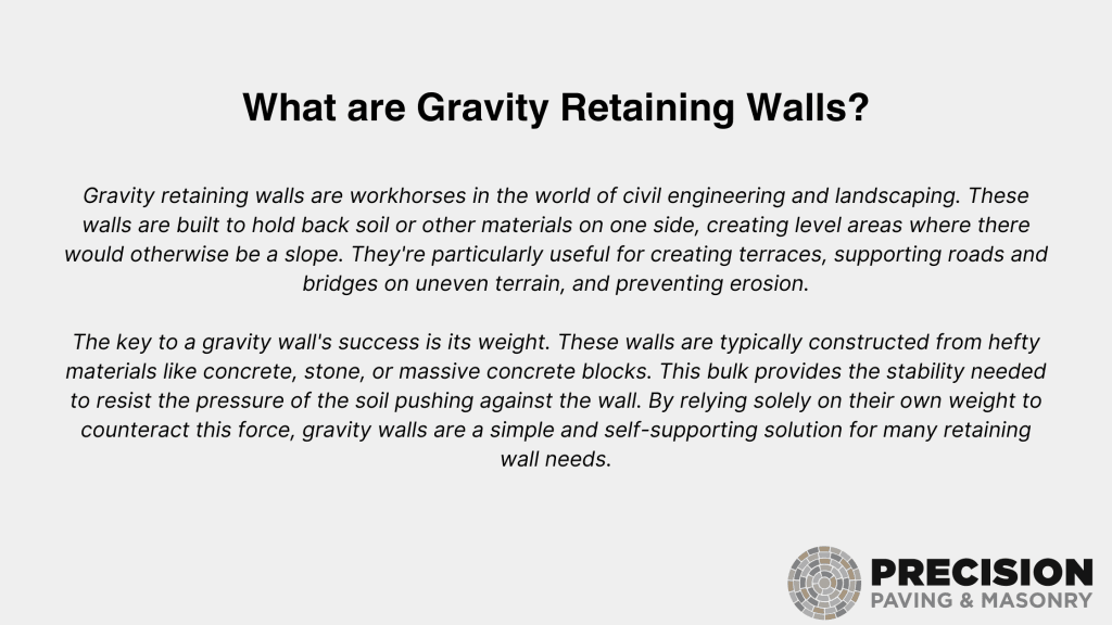 What are Retaining Walls? - Precision Paving & Masonry